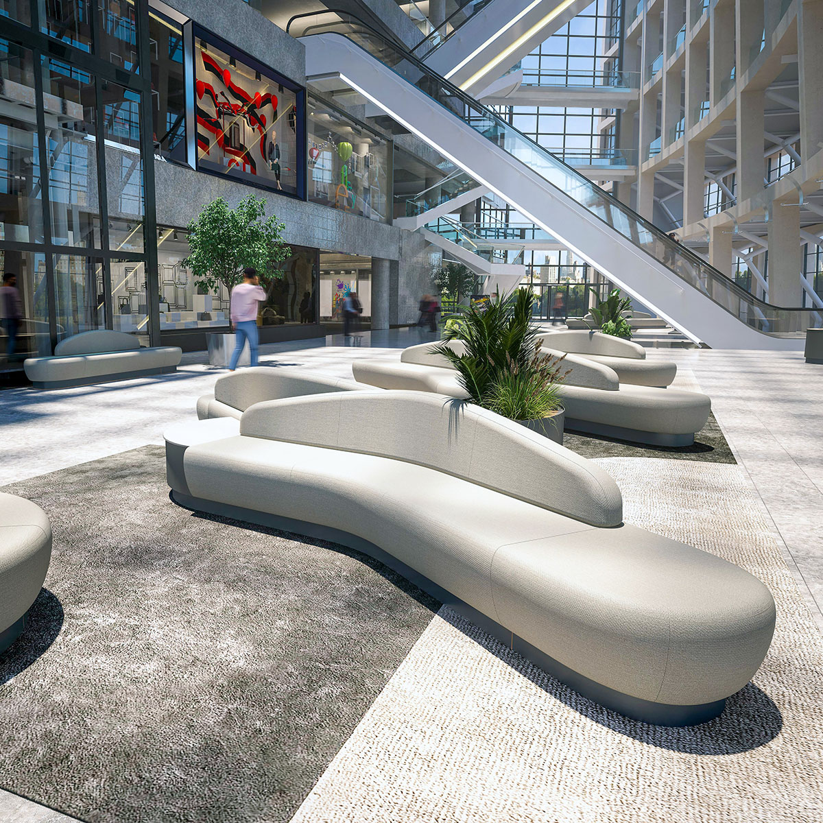 Nexus Concave Seat - Commercial & Public Space Furniture | Park & Street Furniture Suppliers